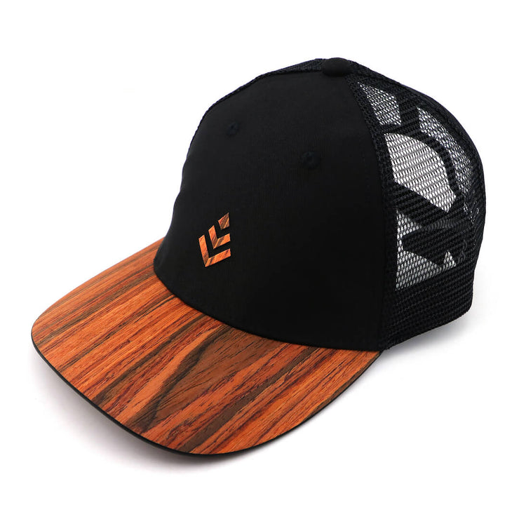 TruWood Arc Baseball Caps with 100% Real Wood Brim