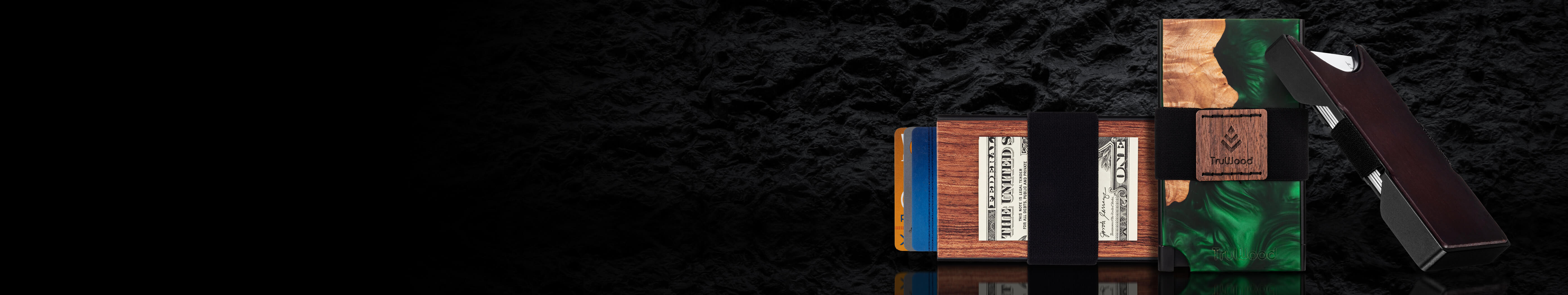 TruWood Wooden Minimal Wallets for Men