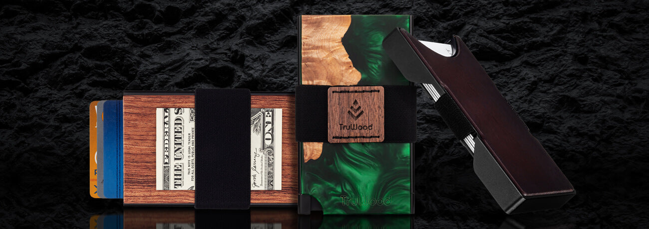 TruWood Wooden Minimal Wallets for Men