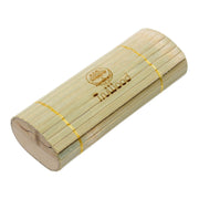 TruWood Weekender Light Bamboo Wood Aviator Sunglasses Red Lens