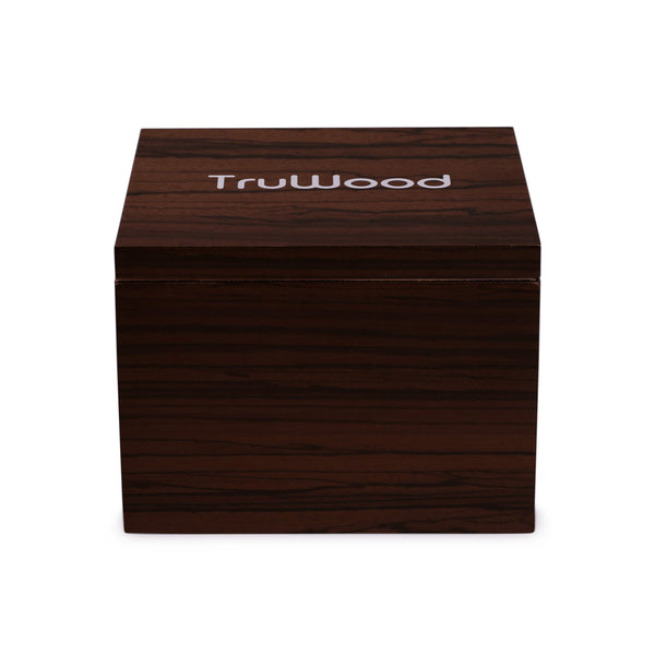 TruWood Square Wood Watch Gift Box for Men