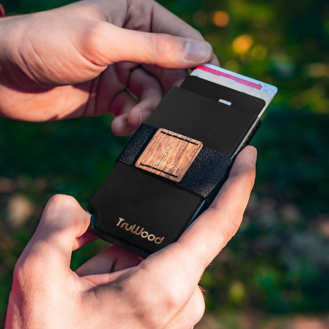 TruWood Maverick Minimal Wood Wallet For Men